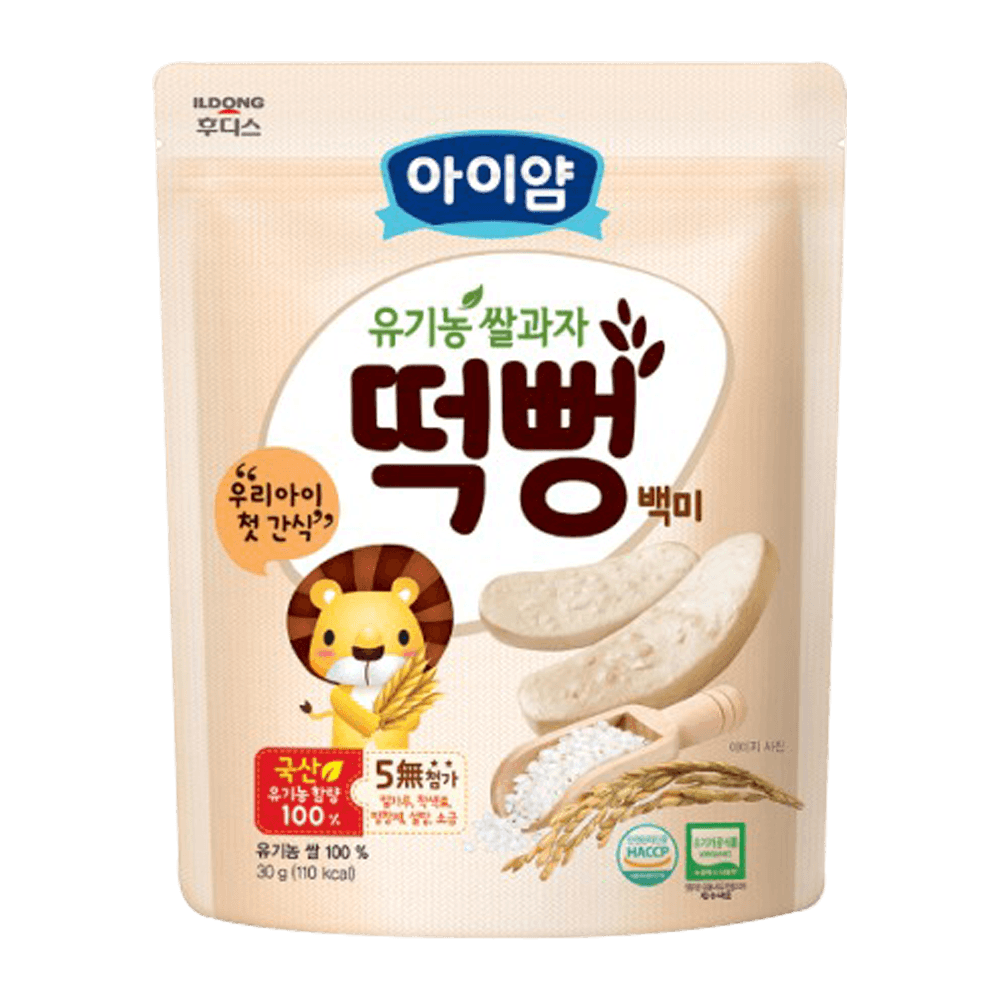 Organic Baby Rice Snack 1.05oz(30g) - H Mart