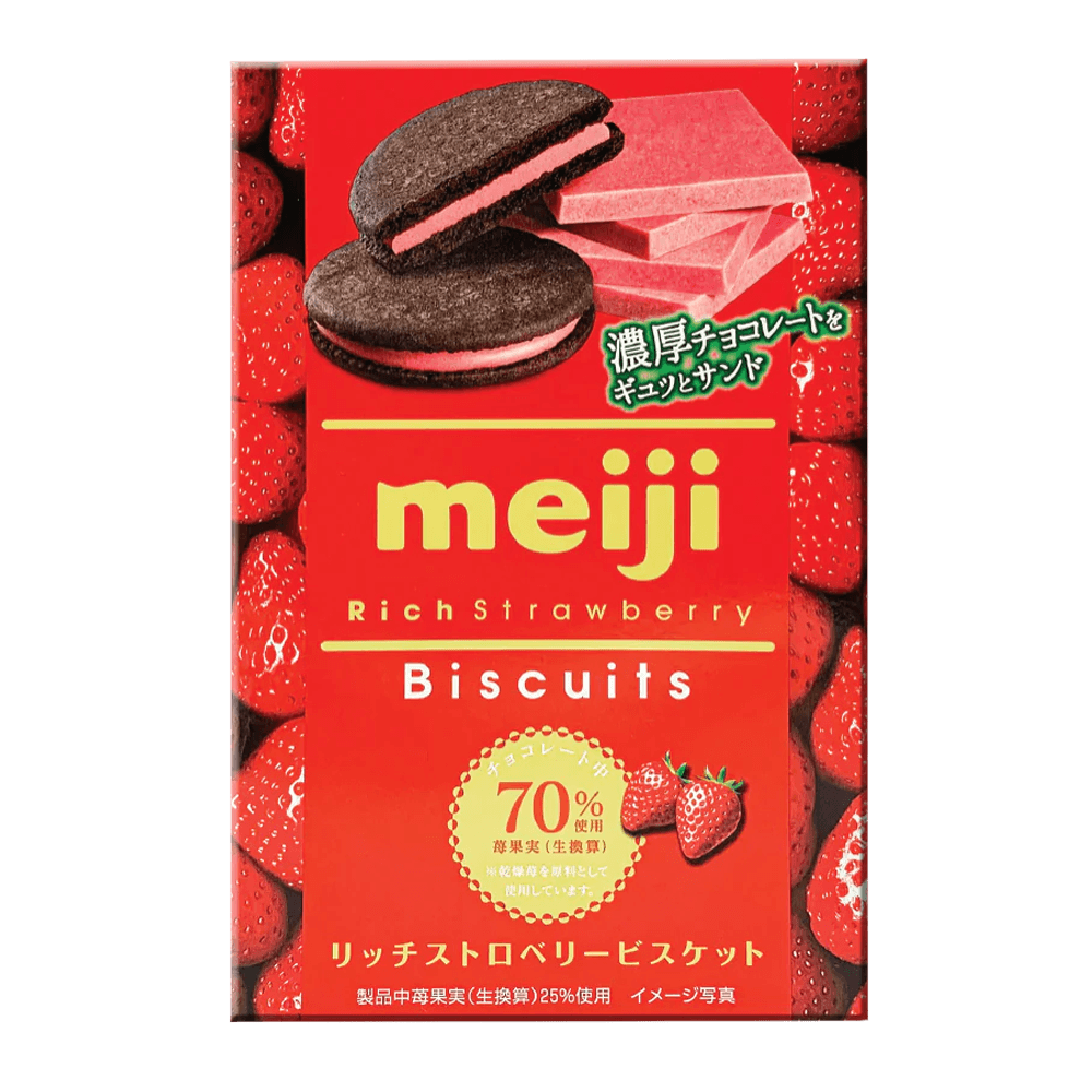 Rich Strawberry Biscuit 6 Pieces 3.4oz(96g) - H Mart