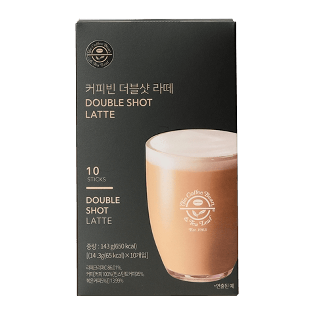 Double Shot Latte 0.5oz(14.3g) 10 Sticks - H Mart