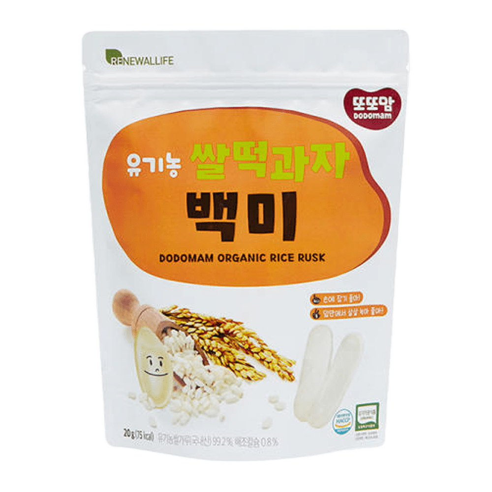 Ddo Ddo Mam Organic Rice Rusk 0.7oz(20g)