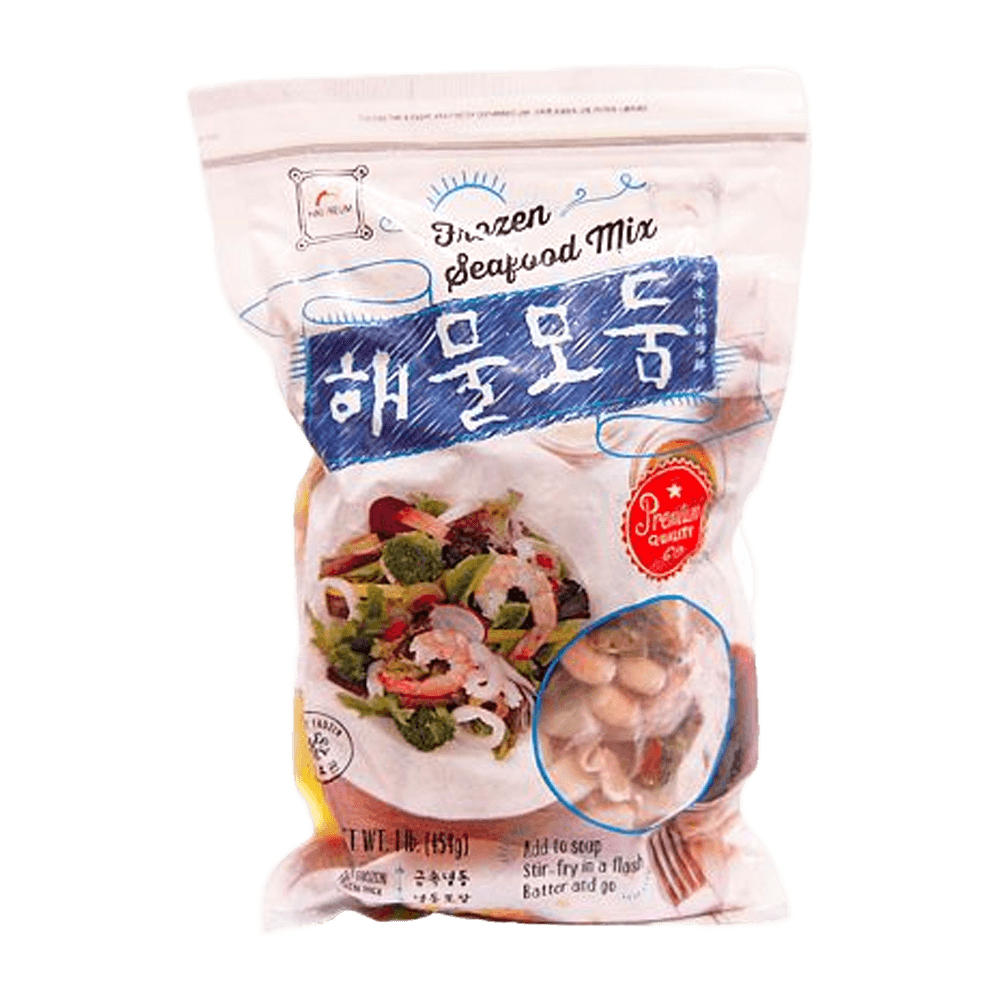 Frozen Seafood Mix 1lb(454g) - H Mart