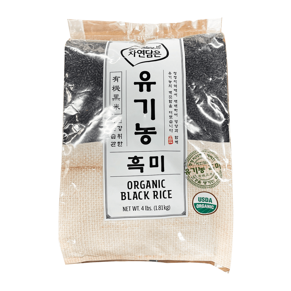 Organic Black Rice 4lb(1.8kg) - H Mart