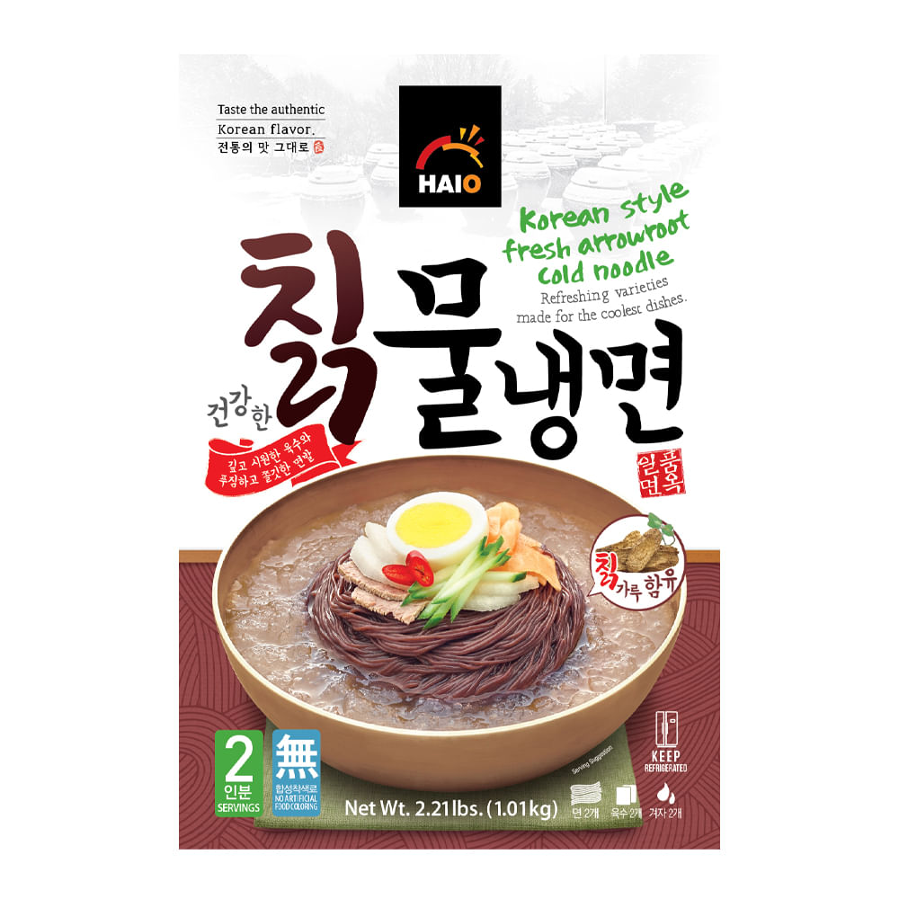 Korean Style Fresh Arrowroot Cold Noodle 2.21lb(1.01kg) - H Mart