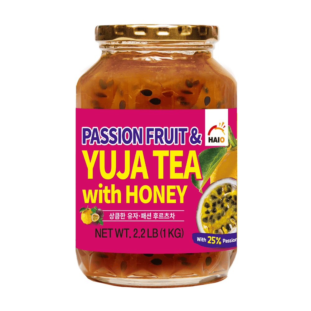 Passion Fruit & Yuja Tea with Honey 2.2lb(1kg) - H Mart