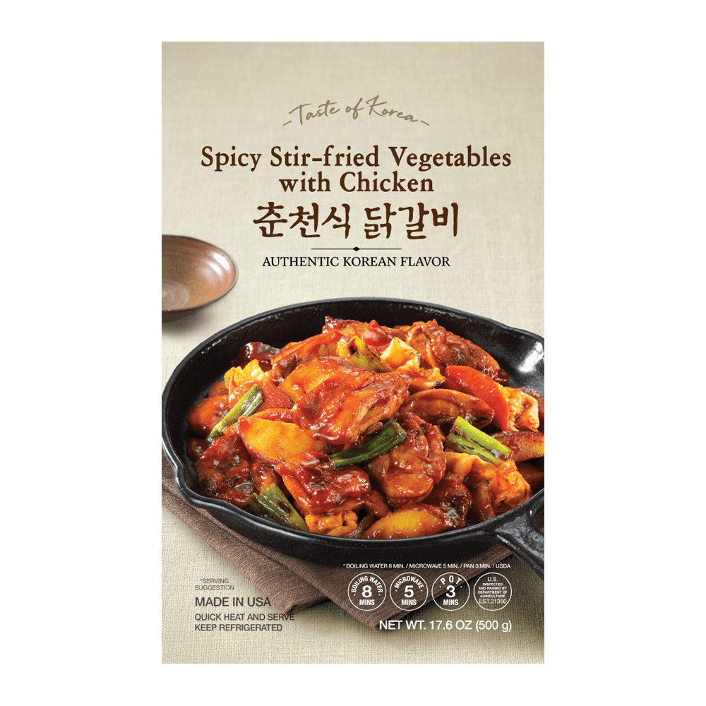 Spicy Stir Fried Vegetables With Chicken 176oz500g H Mart