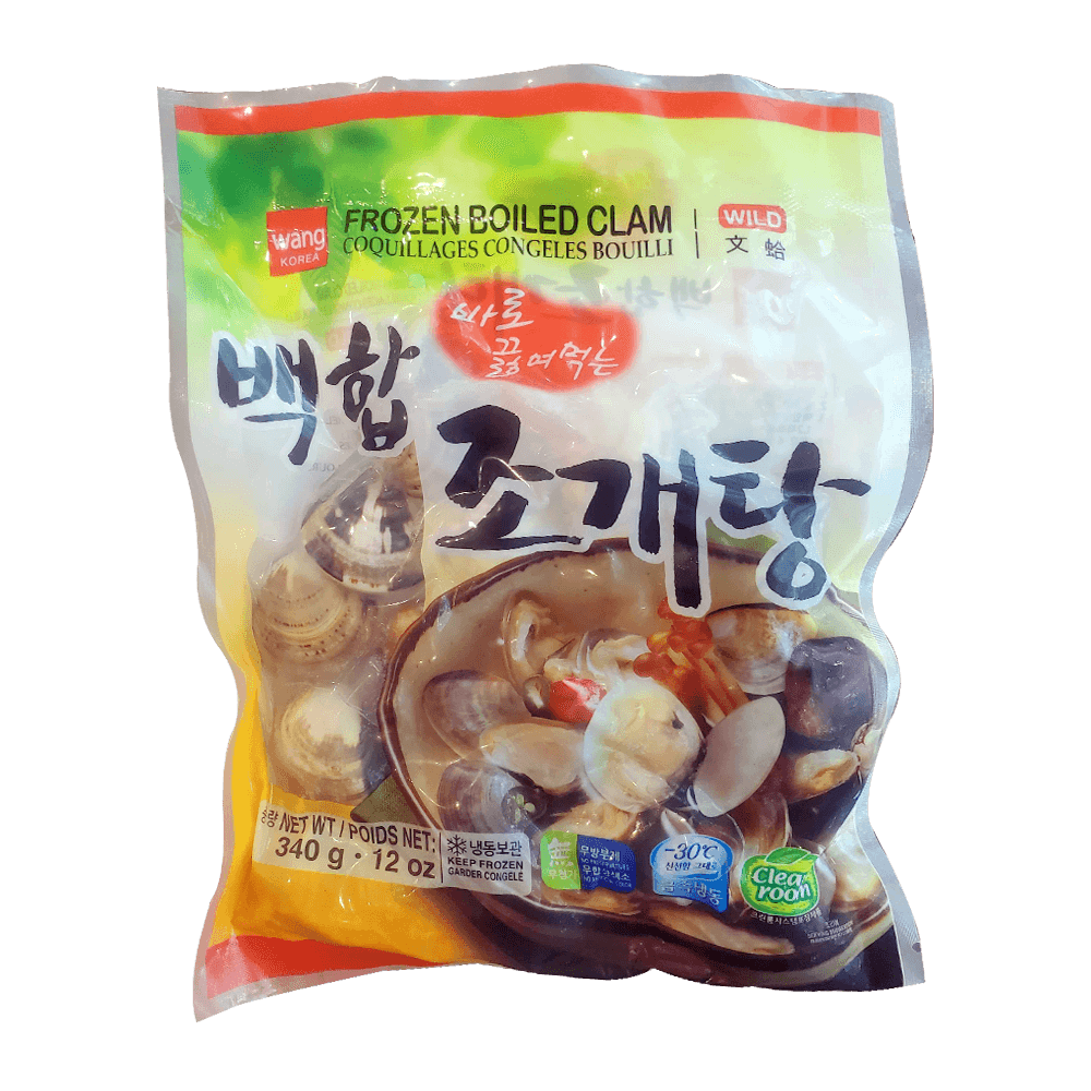 Frozen Boiled Clam 12oz(340g) - H Mart