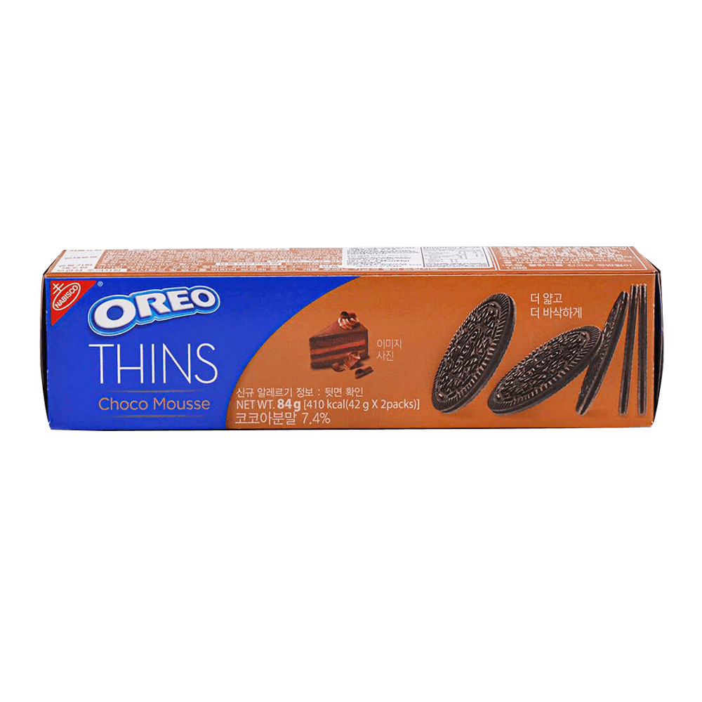 Oreo Thins Choco Mousse 2.96oz(84g) - H Mart