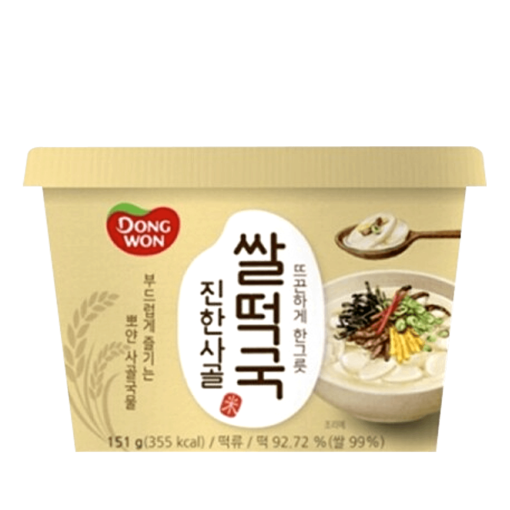 Rice Cake with Beef Bone Soup (Cup) 151g - H Mart