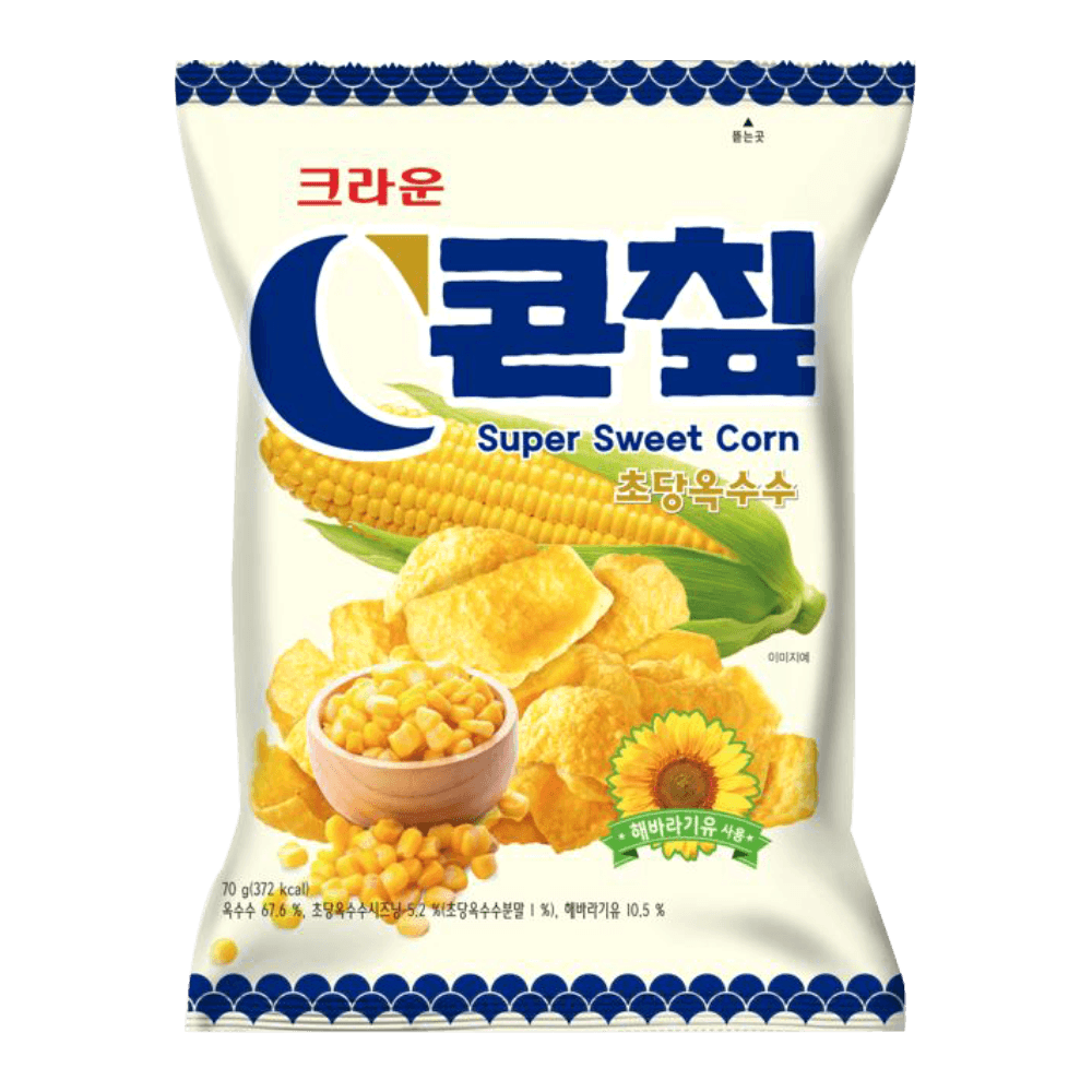 Buy Crown Corn Chips Super Sweet Corn 2.46oz | HMart - H Mart