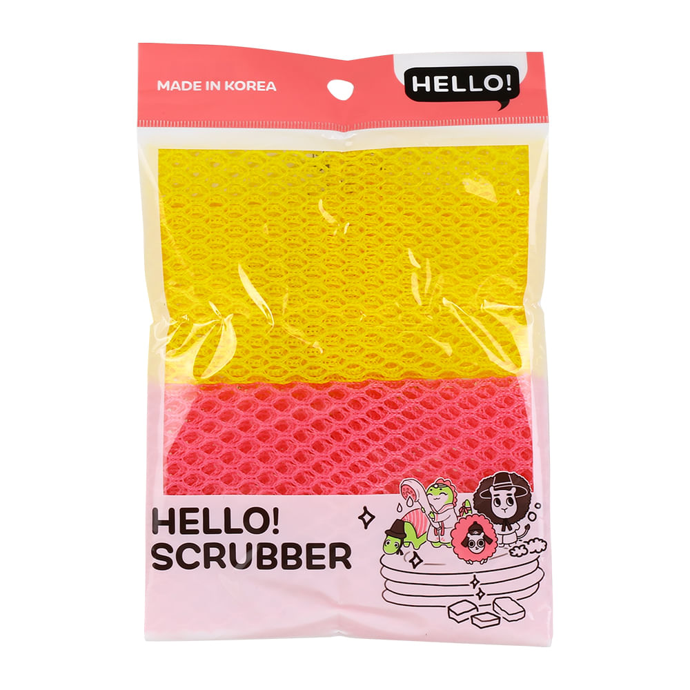 Soft Mesh Scrubber 2 Pcs - H Mart
