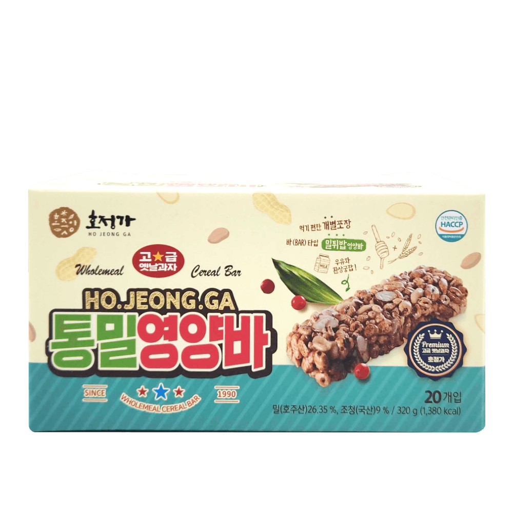 Whole Wheat Cereal Bar 11.29oz(320g) - H Mart
