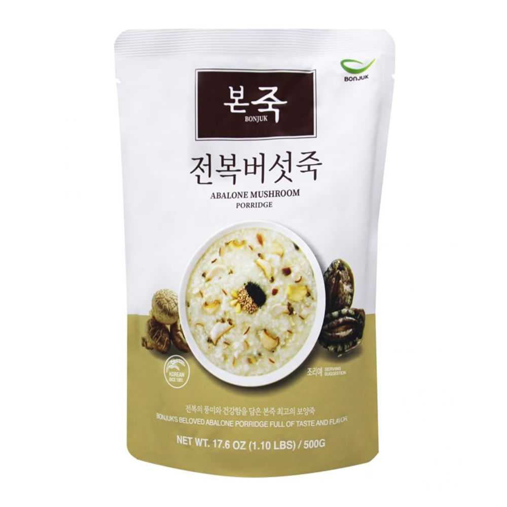 Buy Bonjuk Abalone & Mushroom Rice Porridge (Large) 17.6oz | HMart - H Mart