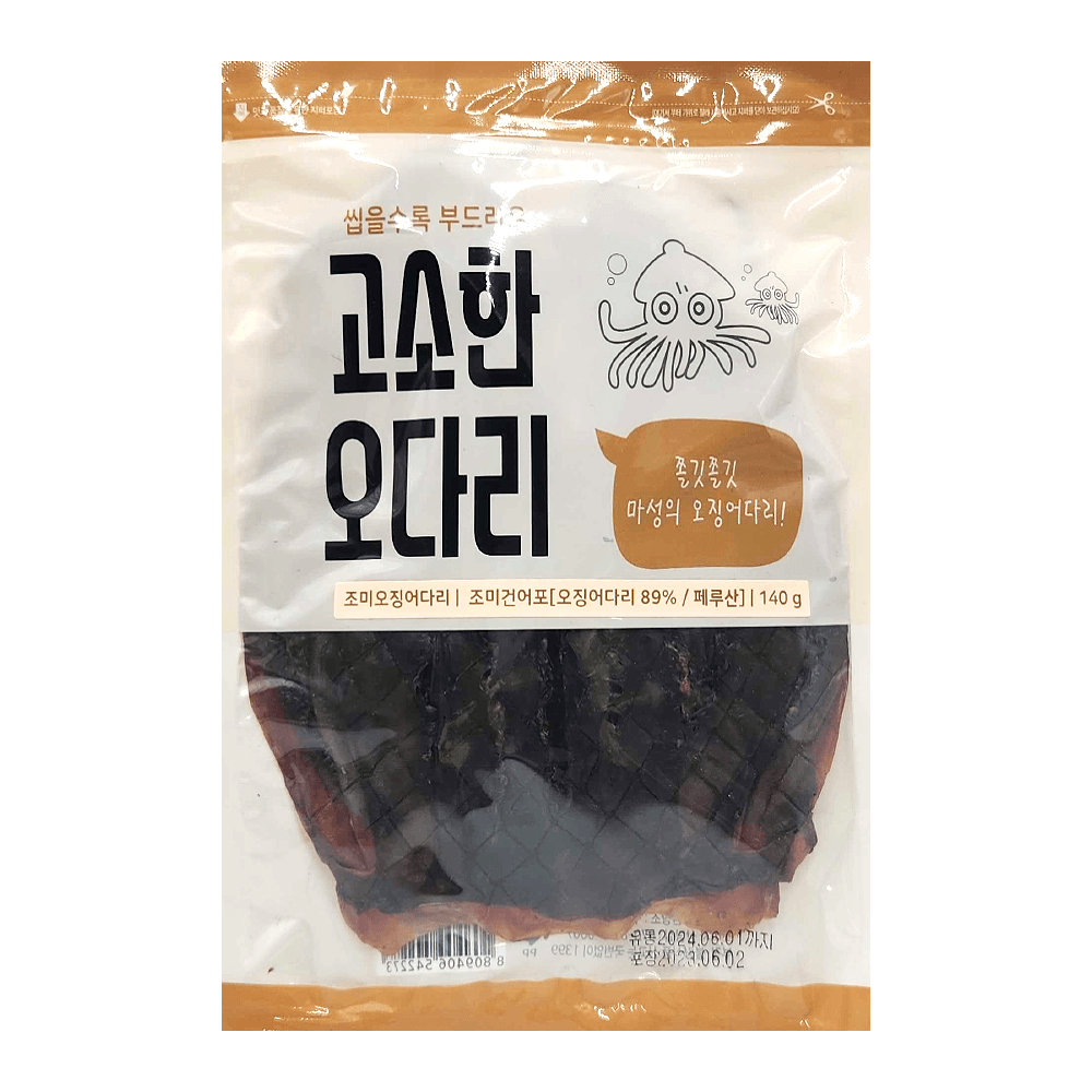 Seasoned Squid Leg 4.93 OZ (140 G) - H Mart