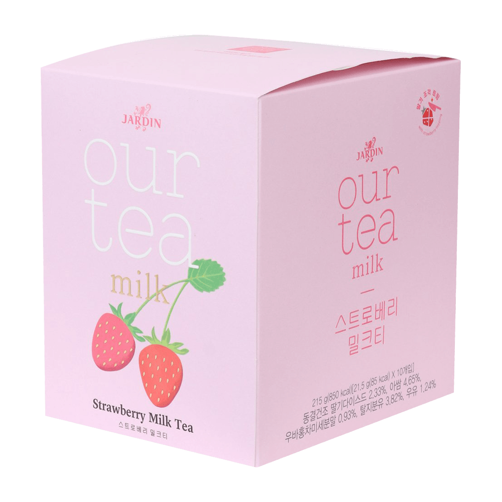 Buy Jardin Our Tea Strawberry Milk Tea 7.58oz | HMart - H Mart