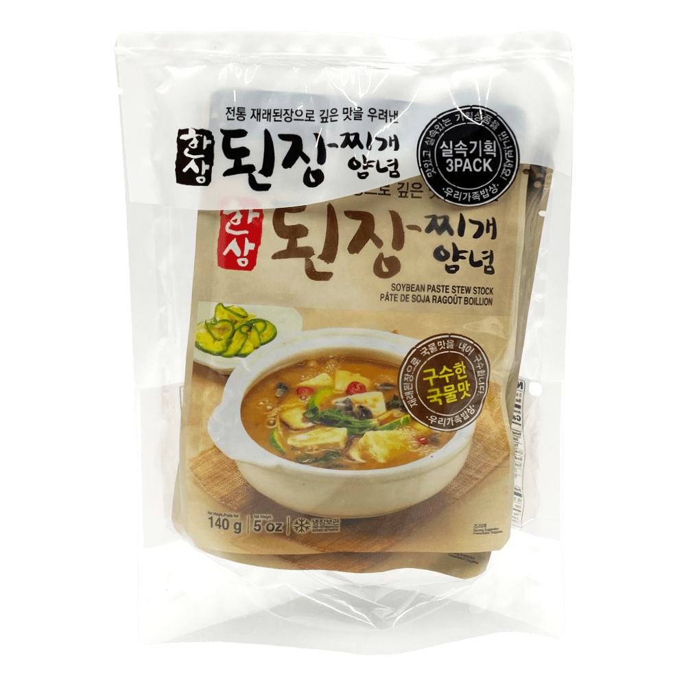 Soybean Paste Stew Stock Sauce 4.94oz(140g) 3pk - H Mart
