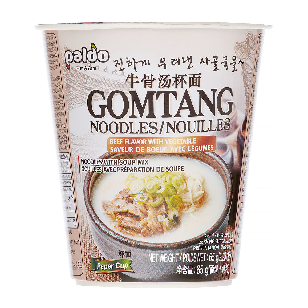 Gomtang Noodle Cup 2.29oz(65g) 6 Cups - H Mart