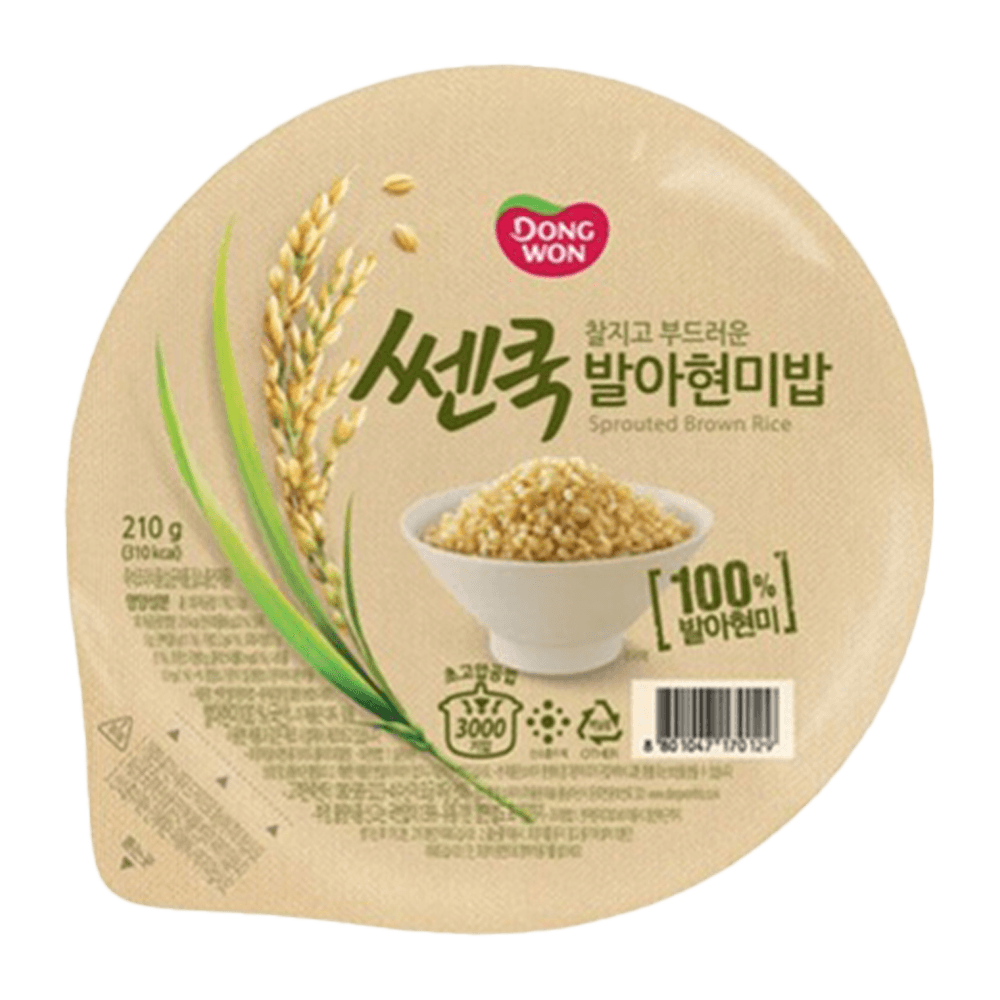 Cooked Brown Rice 3 Pack (210g) - H Mart