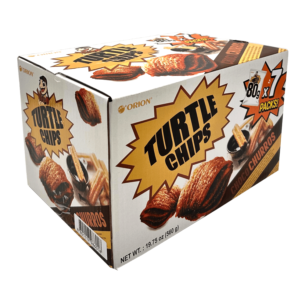 Turtlechips Choco Churros (80G)*7 Pack 19.75 OZ - H Mart