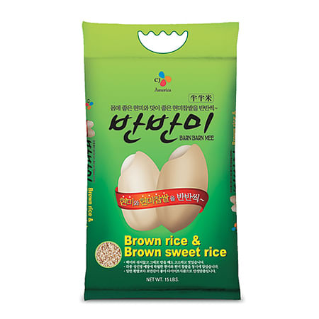 Brown & Brown Sweet Rice 15lb (6800g) - H Mart