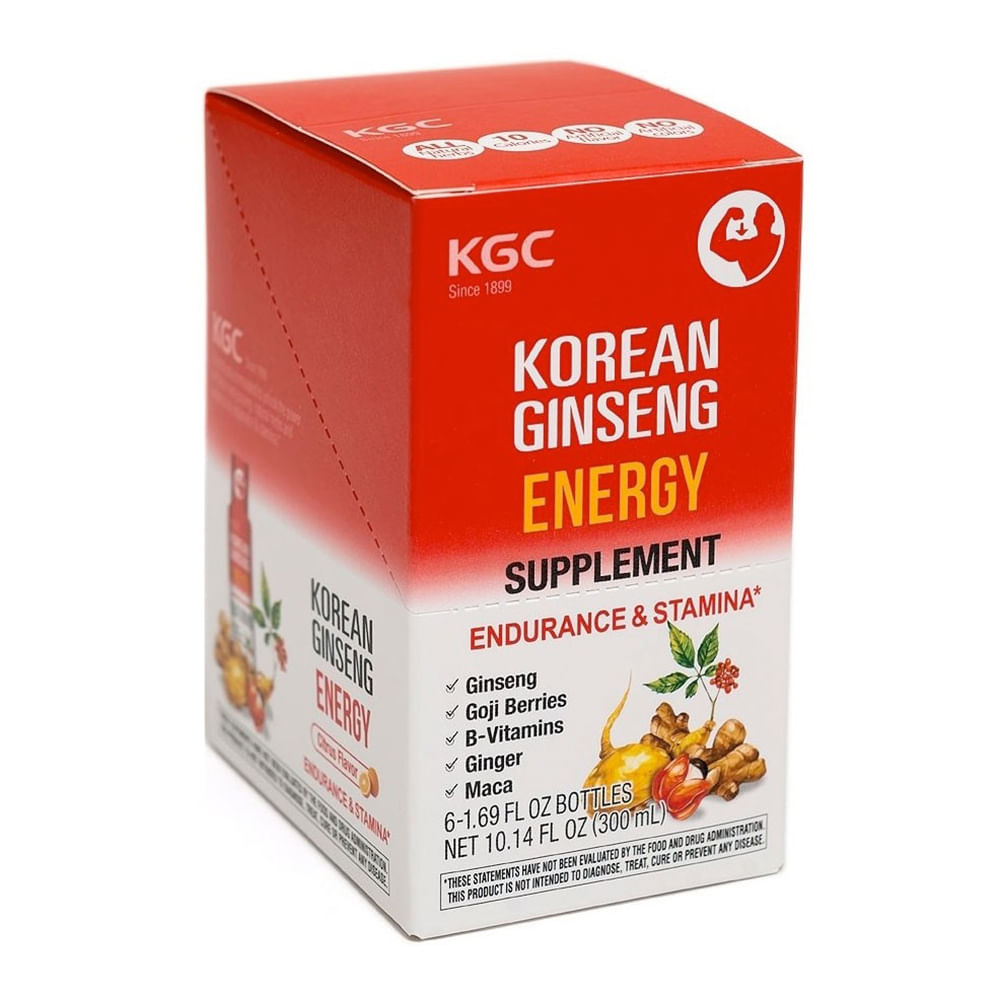 Buy KGC Korean Ginseng Energy Supplement 1.69 fl.oz x 6 Bottles | HMart ...