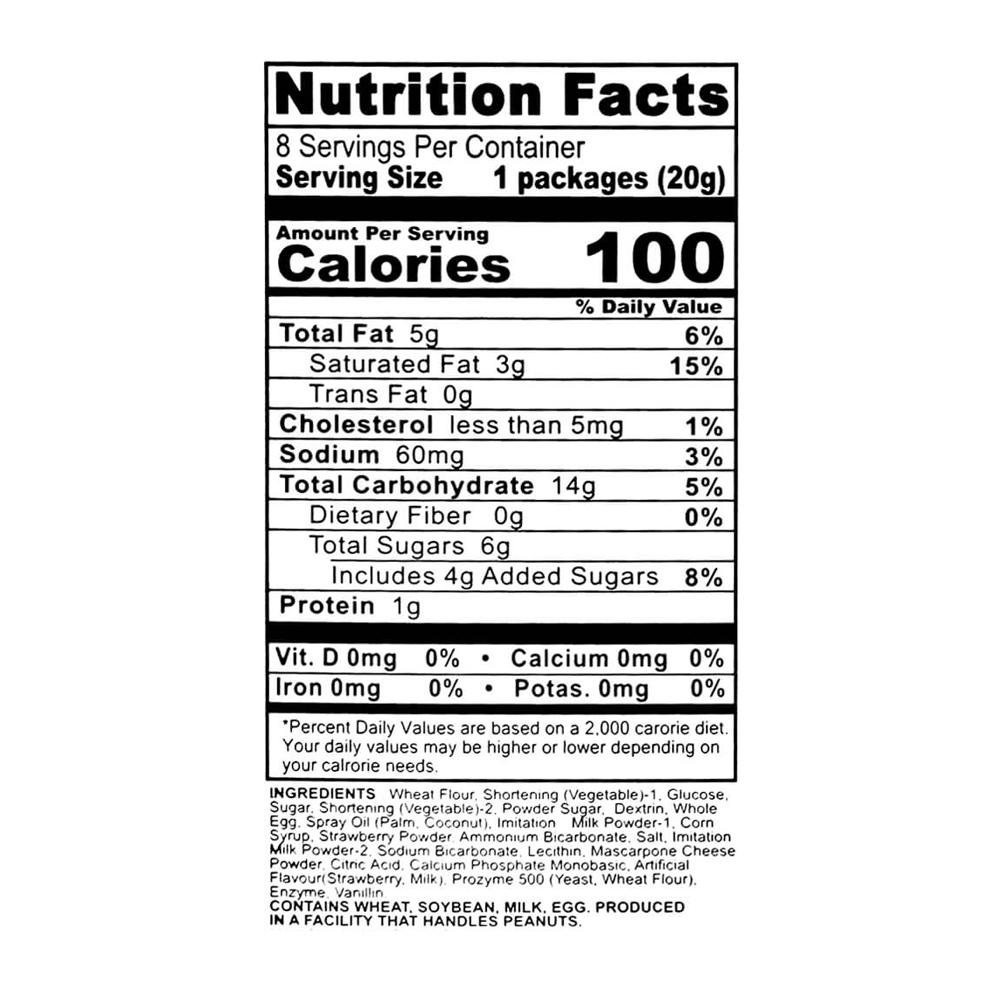 Buy Crown Sando Strawberry Cream Cheese (5.67 oz, 161g, Pack of 12 ...