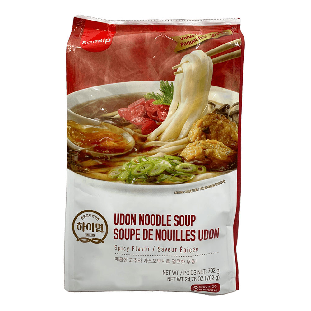 Buy Samlip Himyon Udon (Spicy) 2+1 Value Pack 24.02oz x 3 | HMart - H Mart