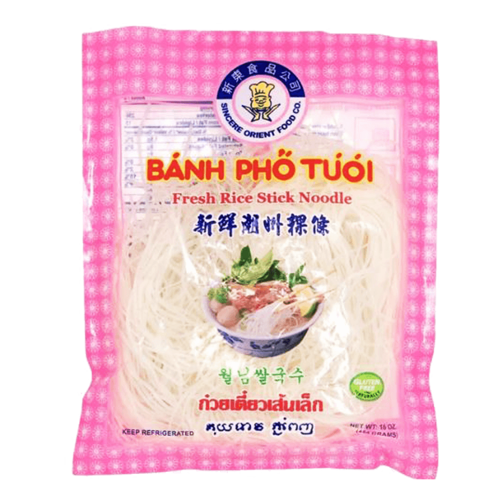 Buy Sincere Fresh Rice Stick Noodle Banh Pho Tuoi (Pink) 16oz | HMart ...
