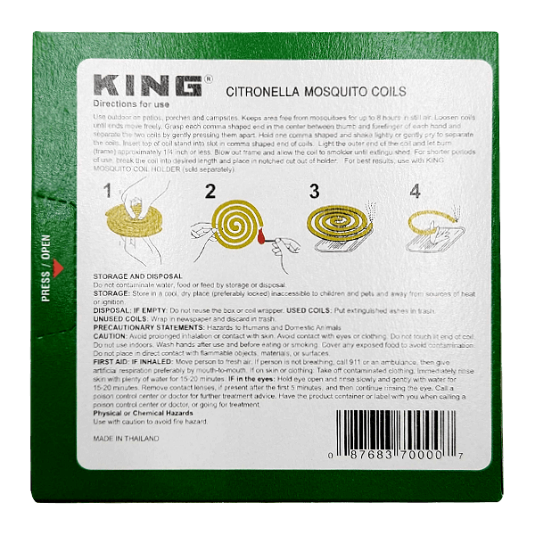 Buy King Mosquito Coil 4.4oz (125g) | HMart - H Mart