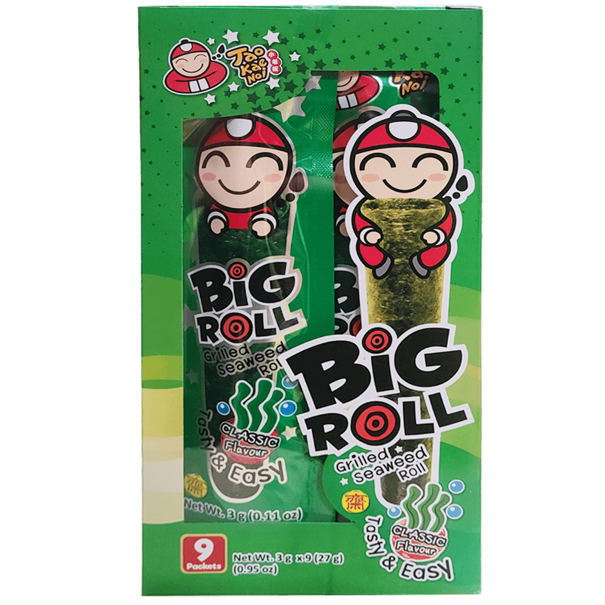 Big Roll Grilled Seaweed Roll (Classic) 0.95oz - H Mart