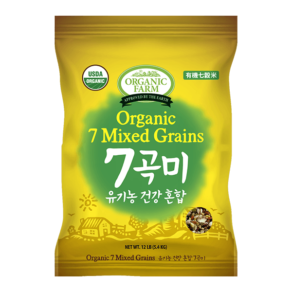 ORGANIC 7 MIXED GRAINS 12LB(5.44KG) - H Mart