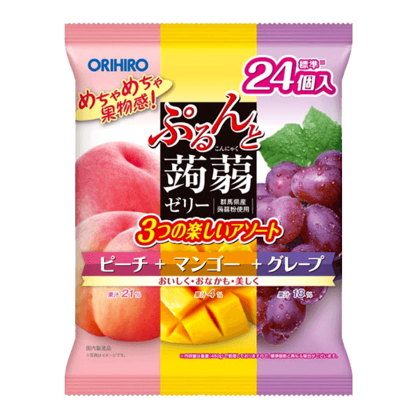 Aguri Konjac Jelly Mix (Mango,muscat,mikan) 10.15 Oz(288g) - H Mart