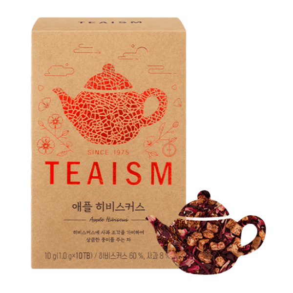 Teaism Tea Set With Tumbler(Apple Hibiscus,honey Chamomile) 0.59oz(17g ...