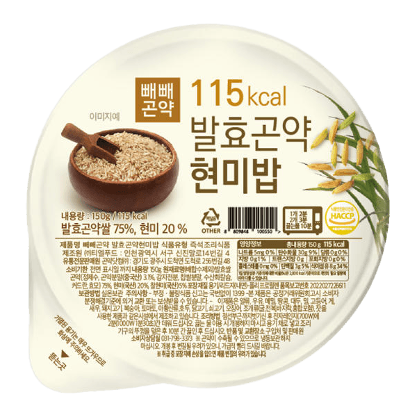 Fermented Konjac Brown Rice Bowl 5.29oz(150g) X 30 Ea - H Mart