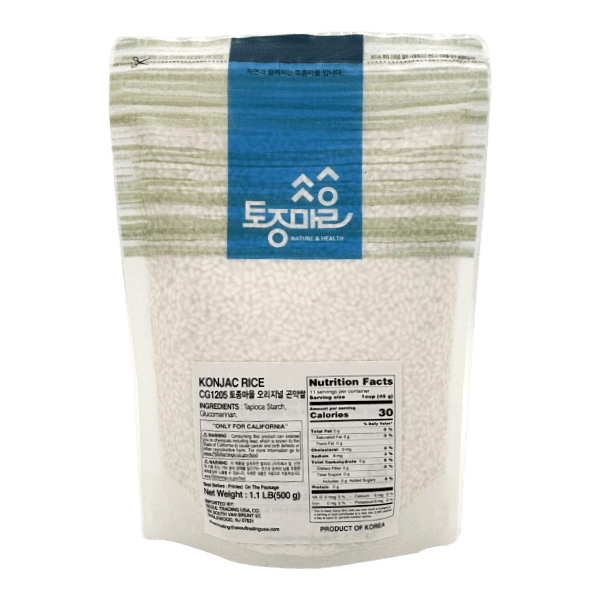 Konjac Rice 1.1 Lb (500g) - H Mart