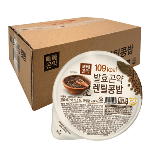 Fermented Konjac Lentil Rice Bowl 5.29oz(150g) X 30 Ea - H Mart