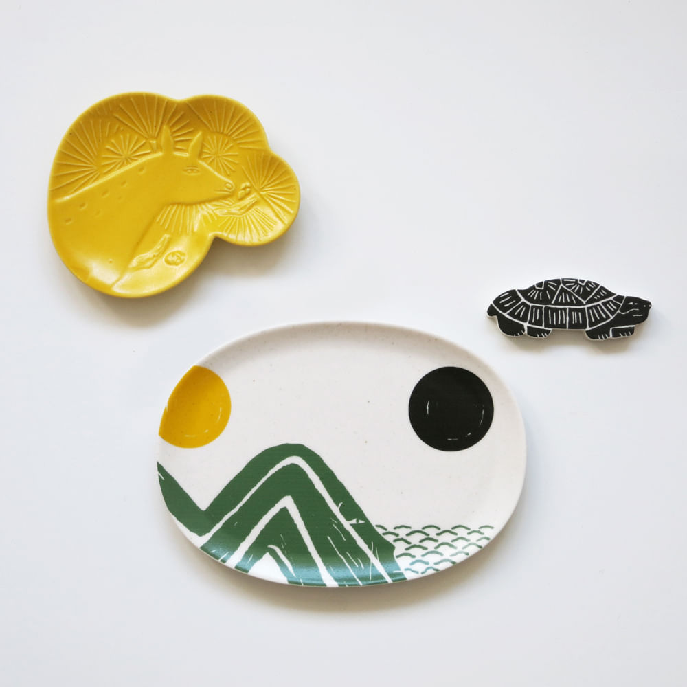 [SMART DIRECT] Ten Symbols of Longevity Plate Set (3P) - H Mart