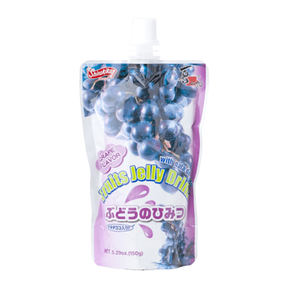 Buy Shirakiku Fruits Jelly Drink Grape Flavor 5.3oz (150g) | HMart - H Mart