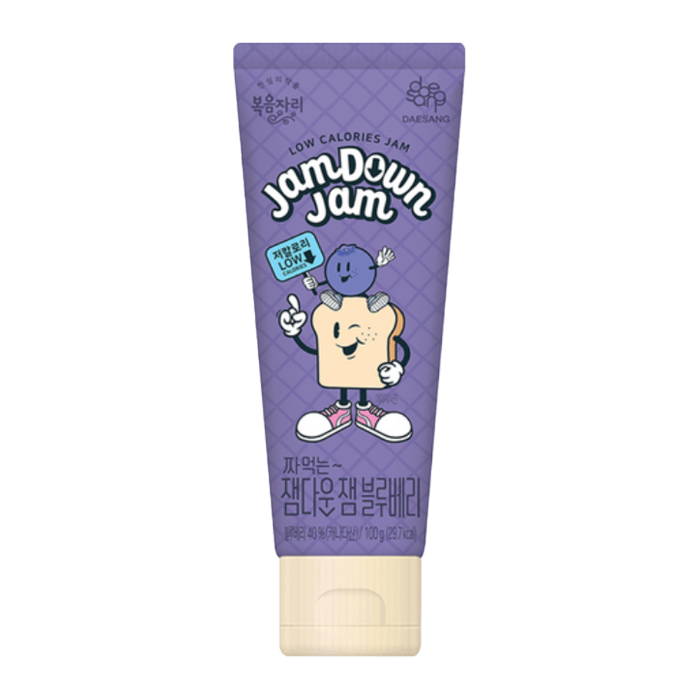 Jamdown Low Calories Blueberry Jam 3.53 Oz (100g) - H Mart